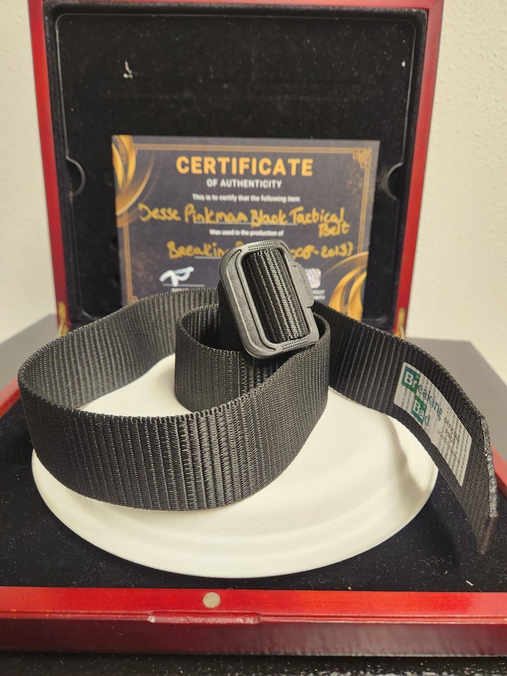 Breaking Bad Original Screen Used Jesse Pinkman Black Tactical Belt ...