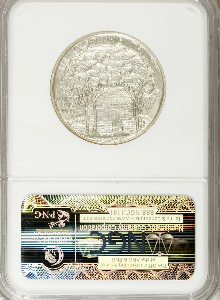 1922 50c Grant with Star NGC MS64 Commemorative Silver Half Dollar ...