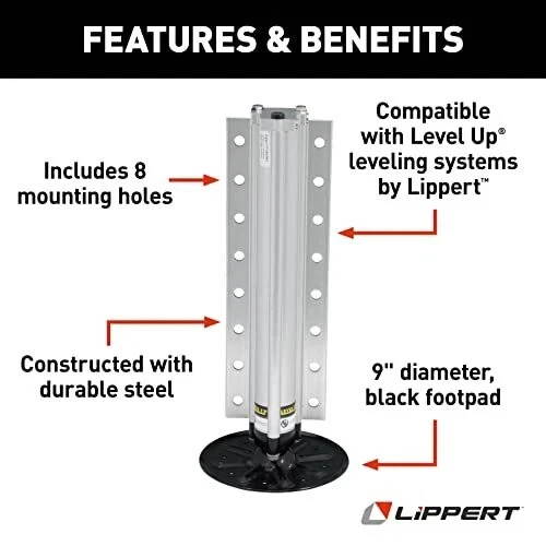 Lippert Hydraulic Leveling Jack Assembly – 14,000 lb Capacity ...