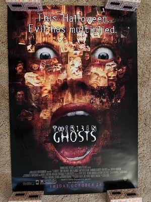 ROLLED Thirteen 13 Ghosts 2001 Horror Movie Poster 17x25 Shannon ...