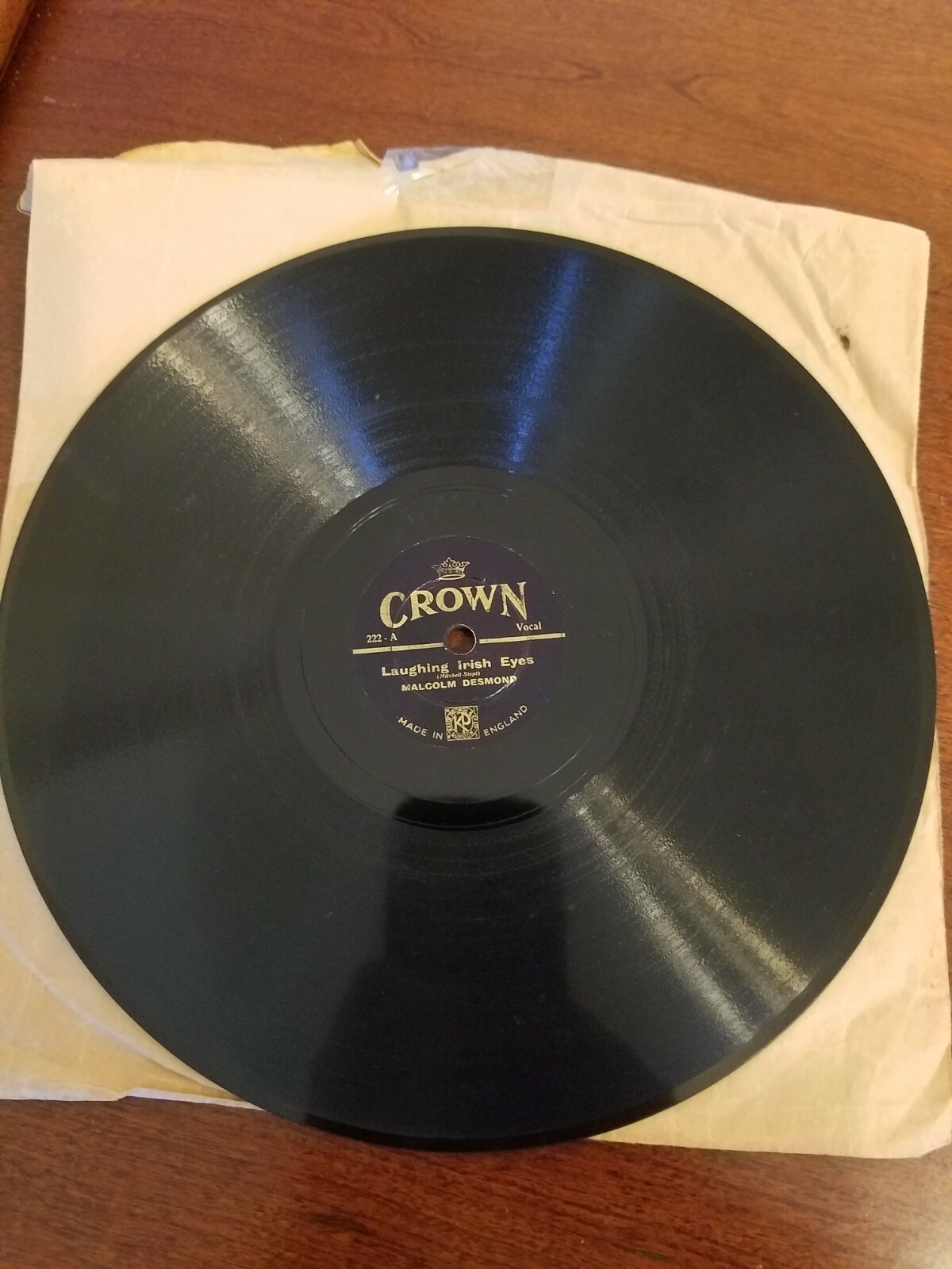 Billy Scott Coomber - Laughing Irish Eyes / Always Mine - Crown 222 | eBay