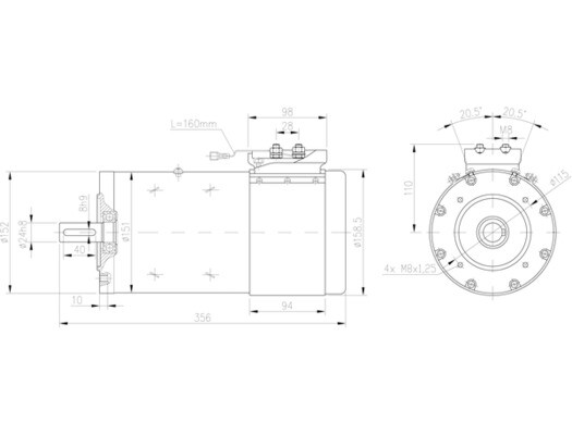 MAHLE MM 38 Electric Motor for sale online | eBay