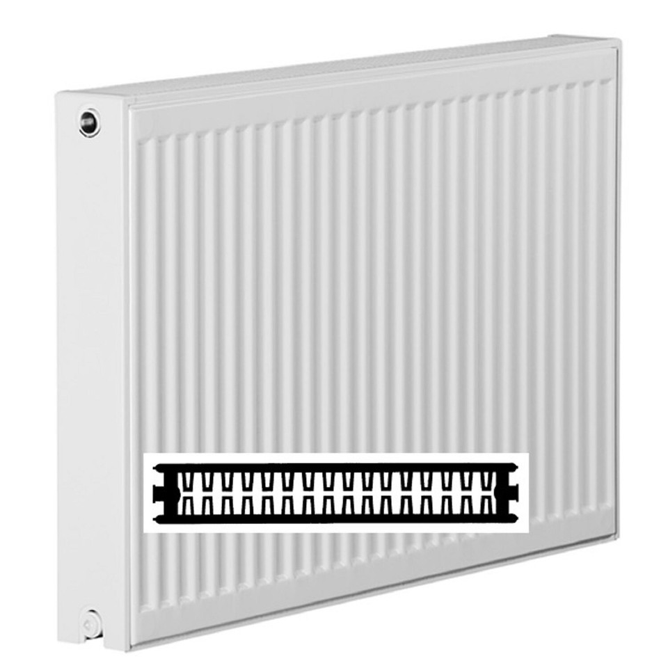 Double Panel 600mm High Type 22 Central Heating Compact Radiators ...