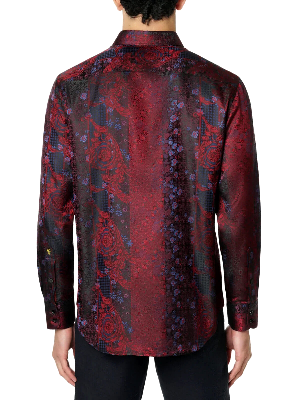 Robert Graham REGAL DREAMS Burgandy Jacquard LIMITED EDITION 2XL $598 ...