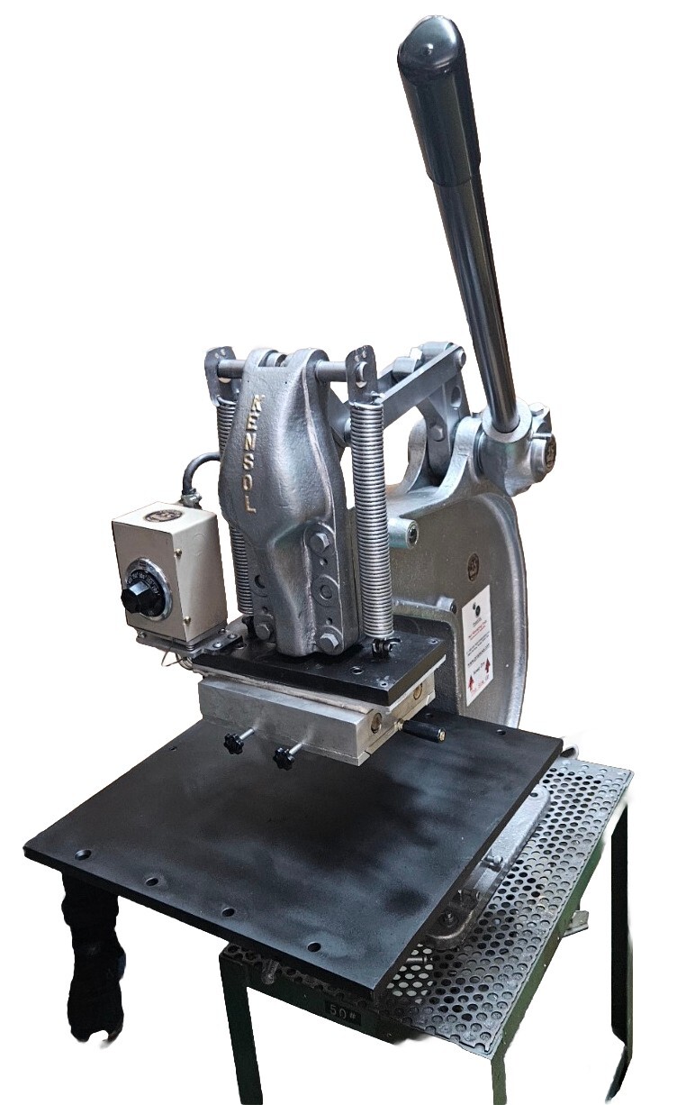 Hot Stamping Machine Kensol 36 2.5 TON 6" X 8" Estampadora Manual | eBay