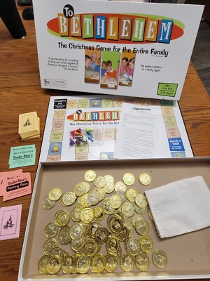 To Bethlehem COMPLETE Board Game - Christmas Game For the Entire Family ...