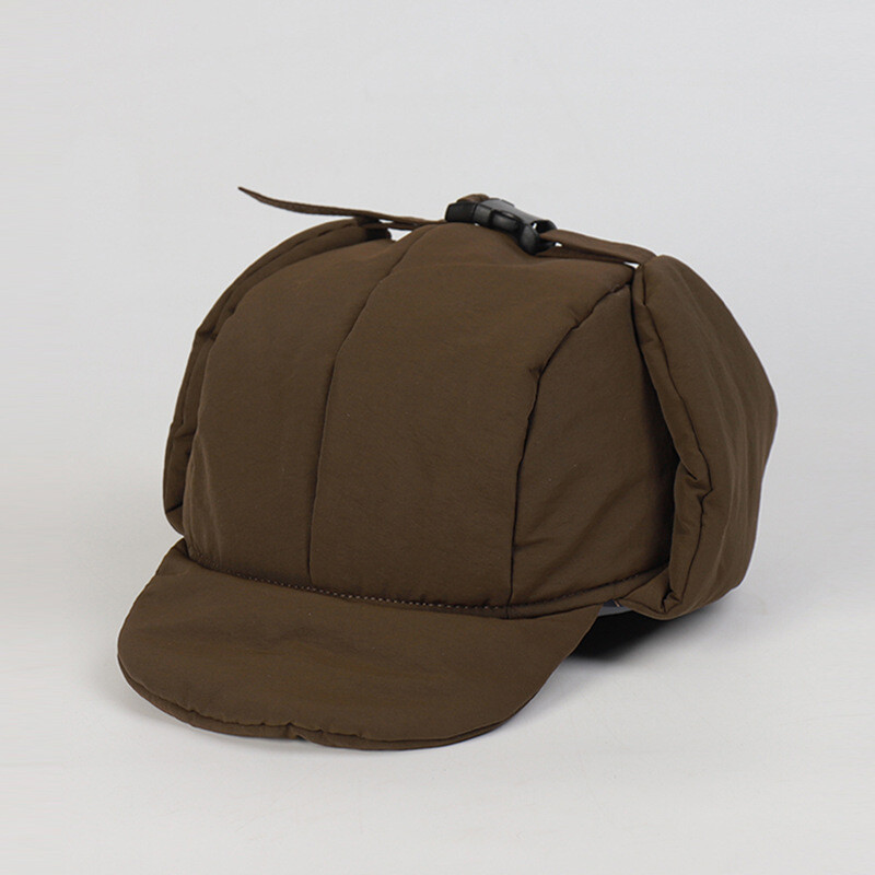 Women Men Ski Hat Baseball Cap Trapper Padded Earflap Outdoor Winter ...