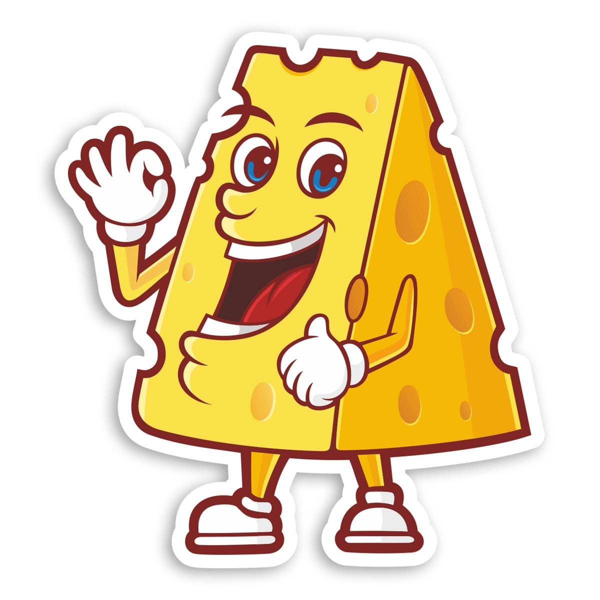 Funny Cheese Cartoon