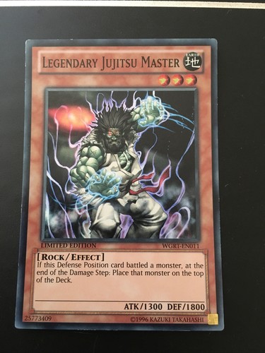 Yugioh - Legendary Jujitsu Master - WGRT-EN011 - Super Rare - Limited ...