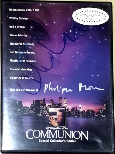 Communion signed dvd Christopher Walken Whitley Strieber Alien ...