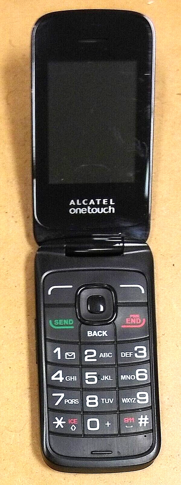 Alcatel OneTouch Retro 2017B - Black ( Sprint ) One Touch Cellular Flip ...
