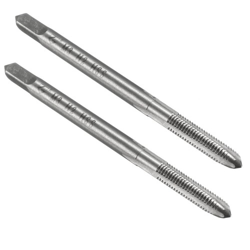 2pcs Metric Taps M3 x 0.5mm Pitch Thread Plug Tap HSS 3 Straight Flutes ...