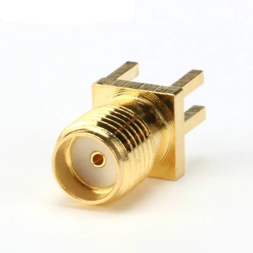 5x SMA Female Jack PCB Connector Gold Plated RF Solder | eBay
