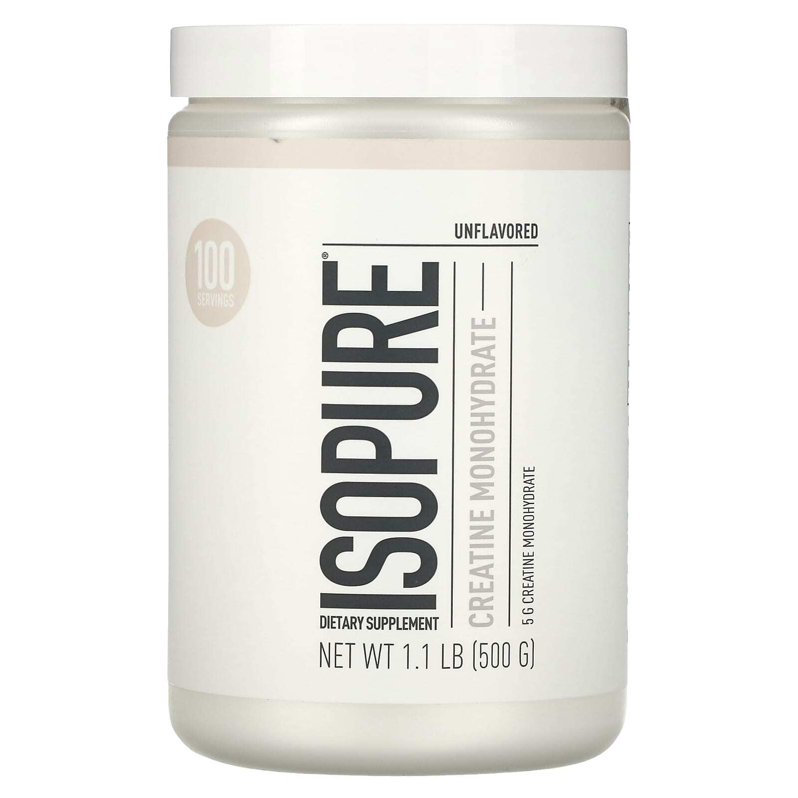 2 X Isopure, Creatine Monohydrate, Unflavored, 1.1 lb (500 g) | eBay