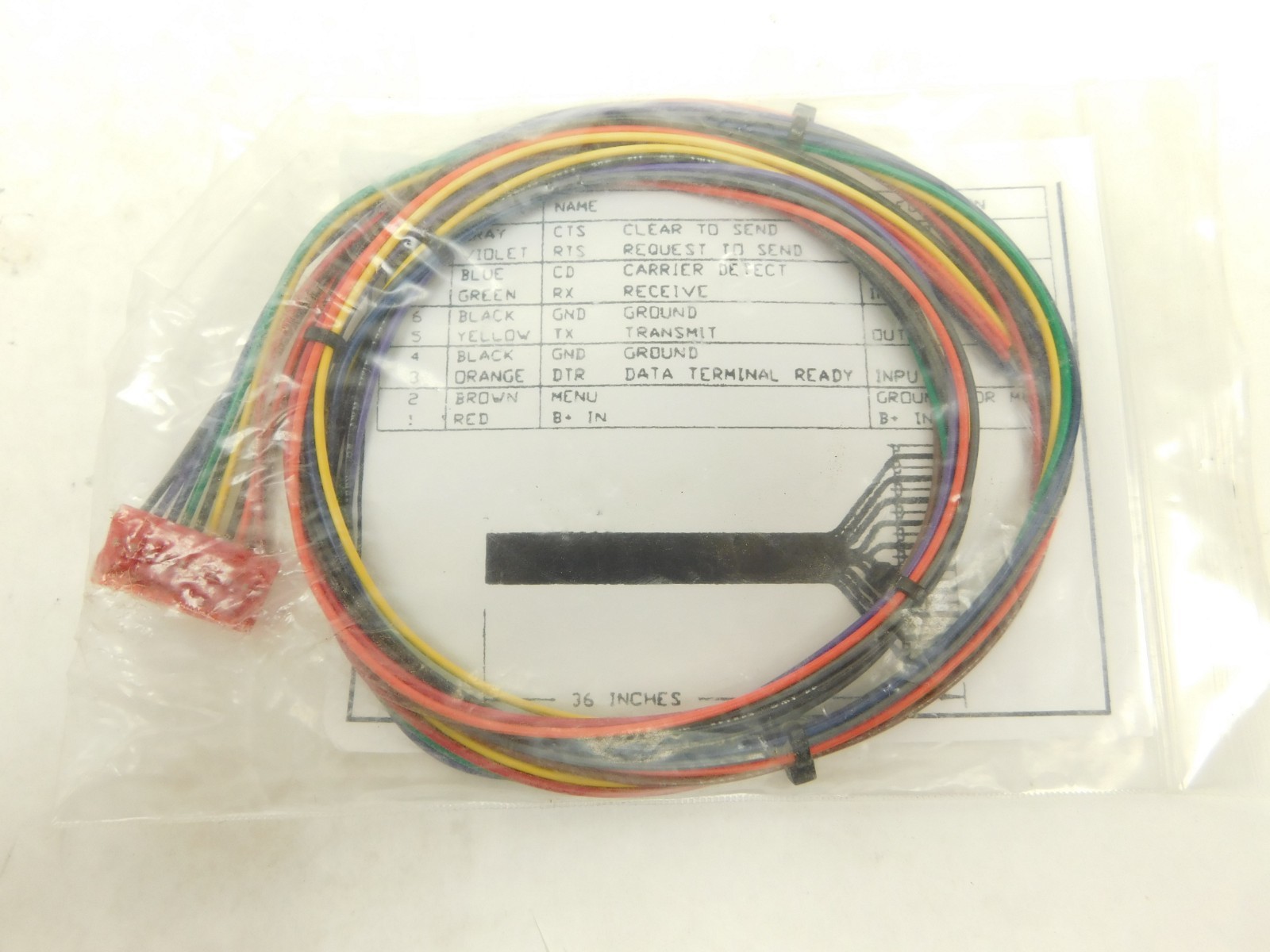 FreeWave ASC3610FL Cable 3' Power/Data Board Radio- FGRO Series ...