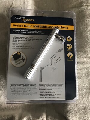 FLUKE NETWORKS PT-NX8 POCKET TONER COAX CABLE TESTER & TELEPHONE KIT ...
