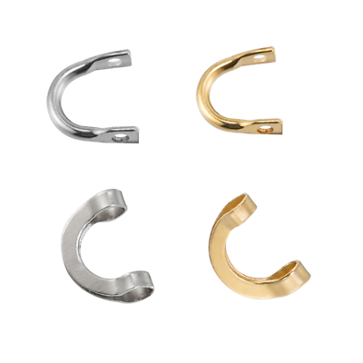 100PCS Spinner Clevises Clip Spinner Lure Bait Making Easy Spin Brass ...