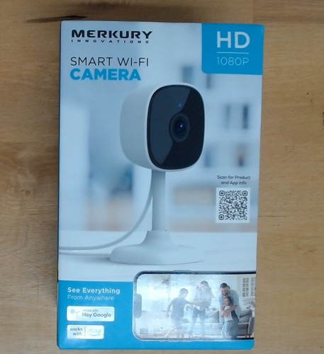 Merkury MI-CW051-199W 1080p Smart WIFI Camera with Night Vision for ...