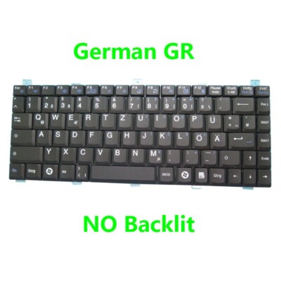 No Backlit Keyboard For GETAC B300 G6 G7 B300G6 B300G7 German GR Black ...