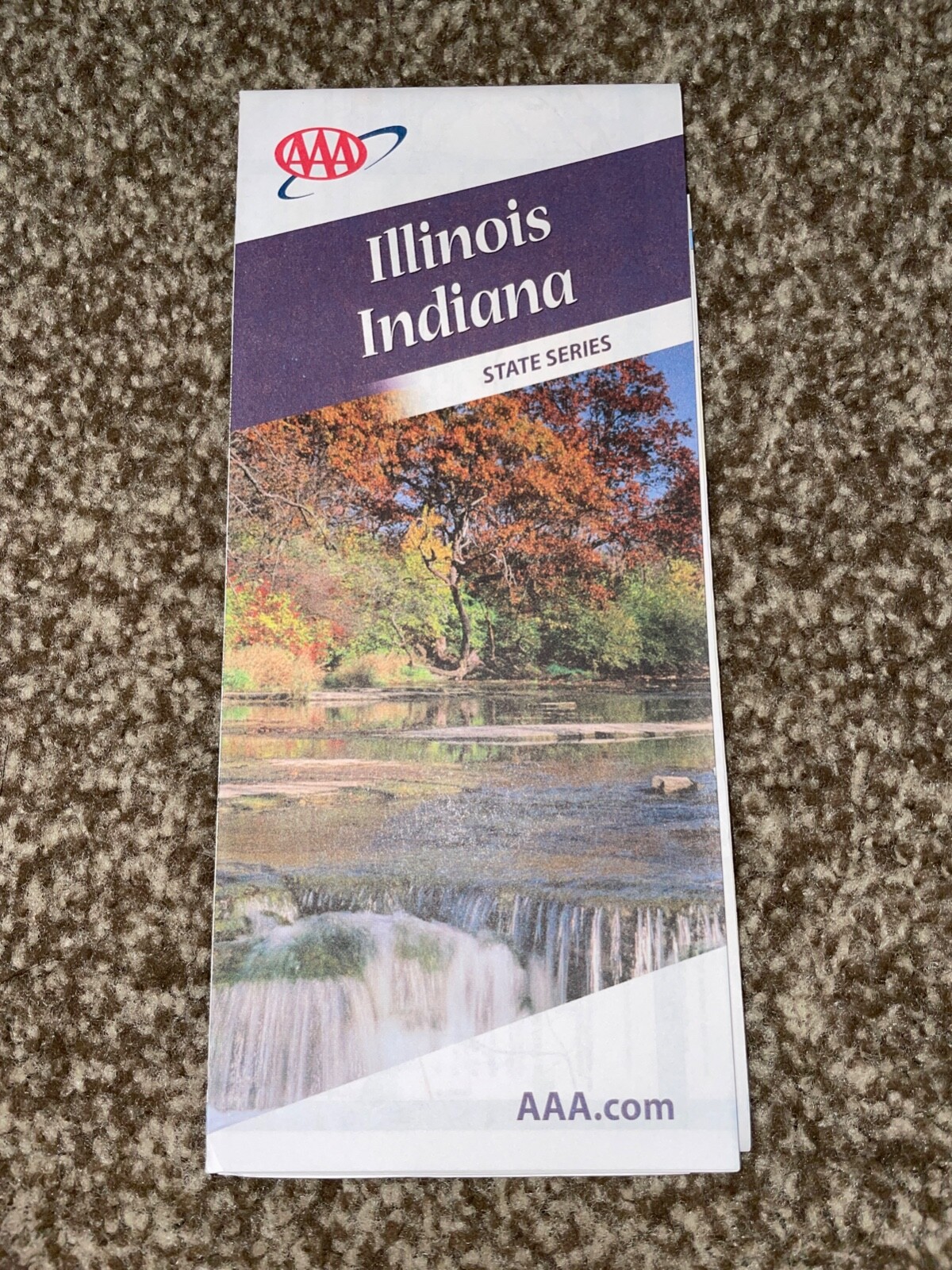 2009 Edition AAA Illinois Indiana Official Highway State Series Road ...