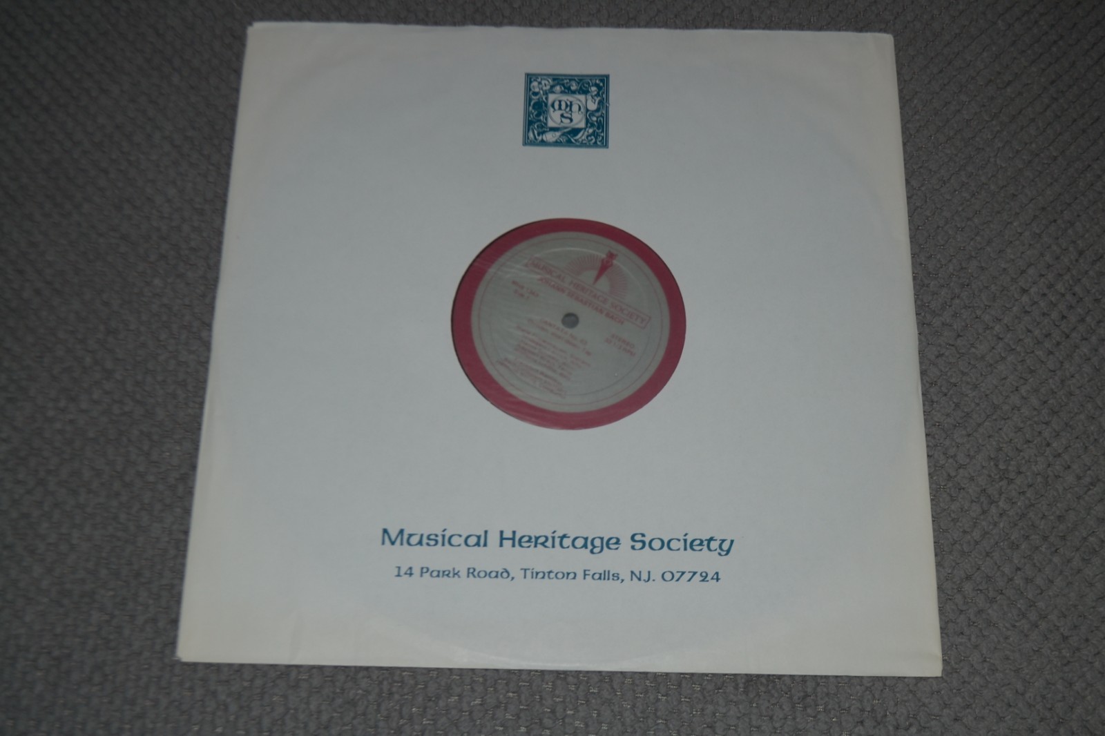 J.S. Bach~Cantata No. 63 & Cantata No. 151~Helmuth Rilling~MHS 1343 ...