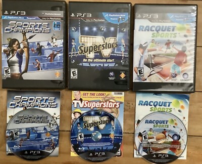 PS3 Sports Champions , TV Superstars , Racquet Sports , All Work | eBay