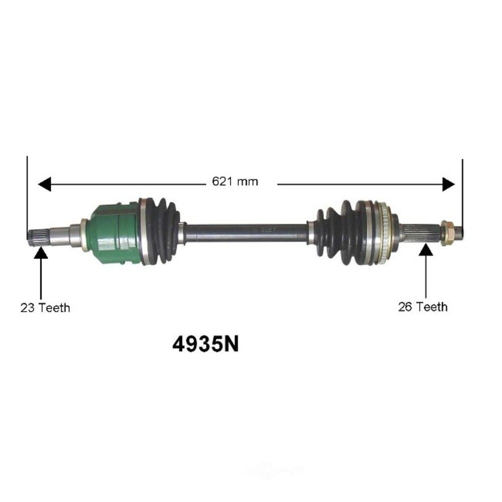 CV Axle Assembly-PDL Autopart Intl 1700-197650 for sale online | eBay