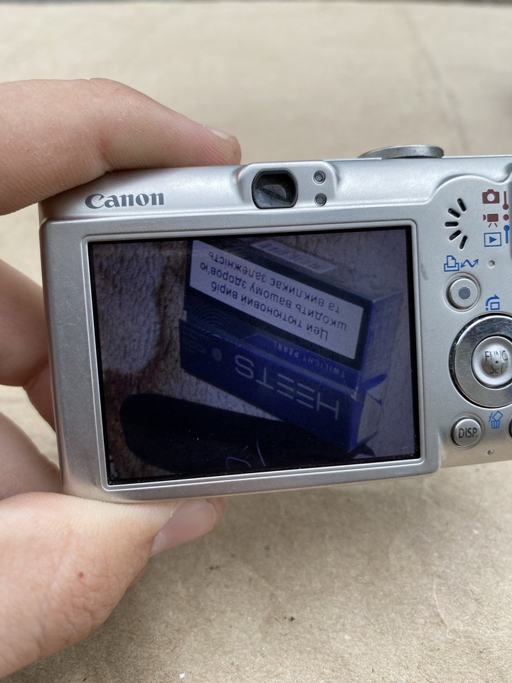 Canon Digital Camera IXUS 60 6.0MP Silver Tested | eBay