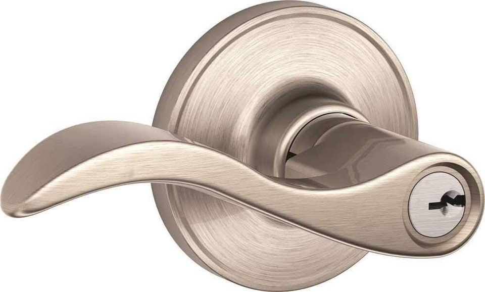 Keyed Latch, Satin Nickel | eBay