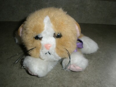Vintage Tyco Kitty Kitty Kittens Plush Jungle Kittens Orange White Cat ...