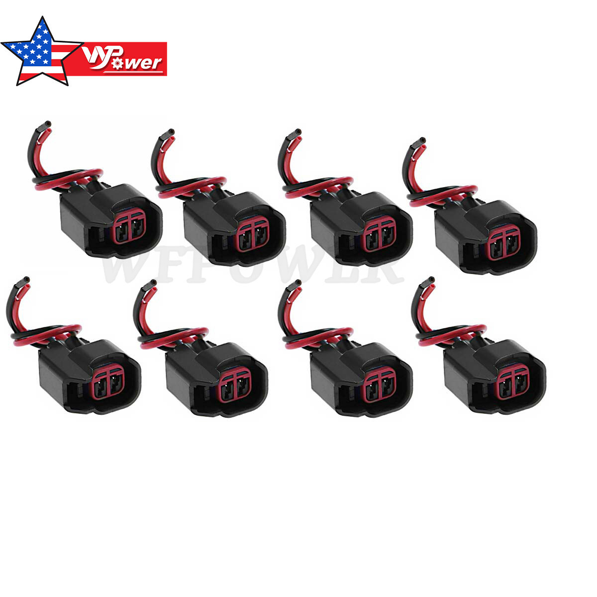 8PCS Pigtail Connector of Fuel Injector Kits For Ford F250 F150 US | eBay