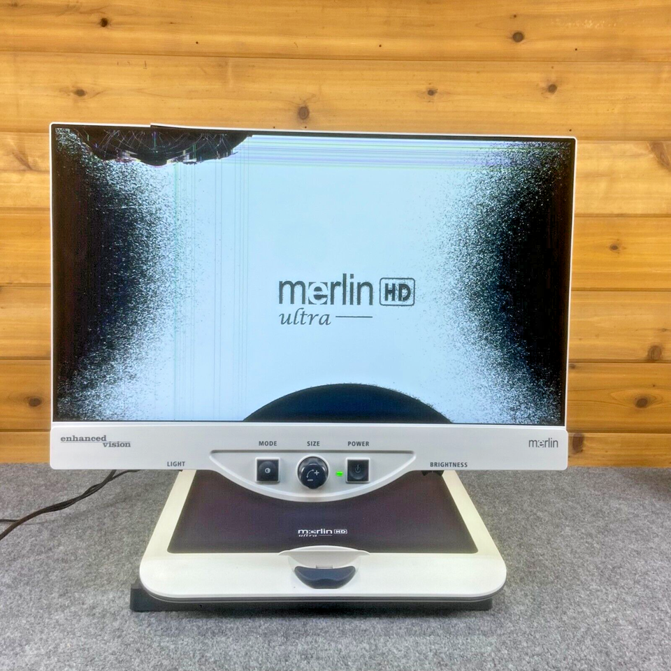 Enhanced Vision 24" Merlin Ultra Full HD Video Magnifier-Broken Monitor ...