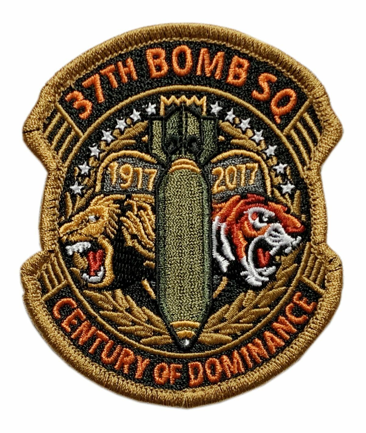 Air Man 37th Bomb Squadron Century Dominance Patch [Hook Fastener-FB8] | eBay