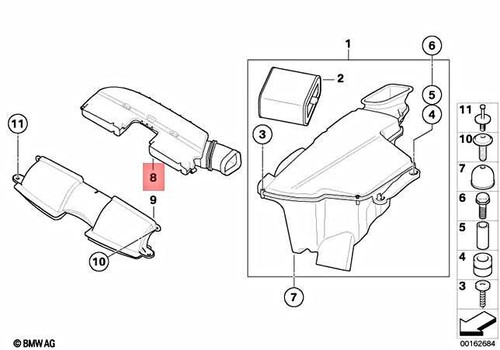 Genuine BMW M3 M3 CRT E90 E92 E93 Cabrio Coupe Sedan SUCTION HOOD ...