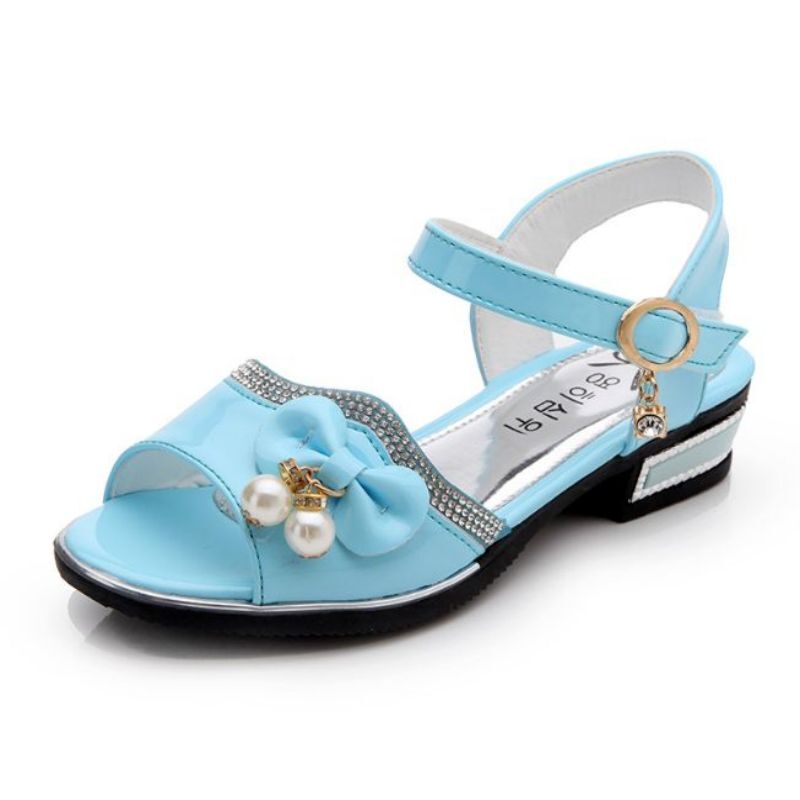 Blue Flat Sandals For Wedding