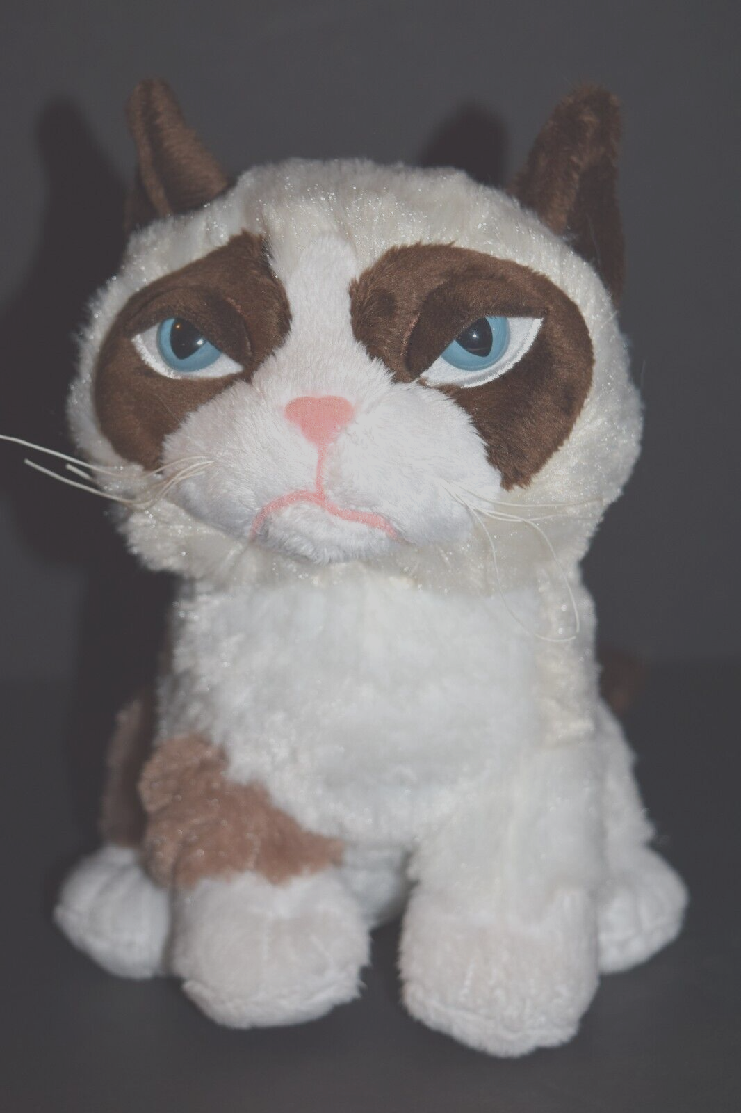 Ganz Plush GRUMPY CAT Frowning Sitting Kitten Stuffed Animal Toy Lovey ...