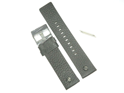 DIESEL Original Replacement Band Leather Strap DZ7353 Watch Strap Black ...