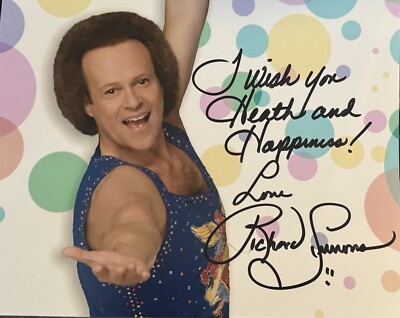 Richard Simmons, Signed Autographed 8x10 Color Photo Exercise Guru | eBay