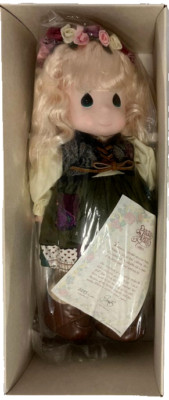 1994 Vintage Precious Moments 16" Emma Vinyl Cloth Classic Doll | eBay