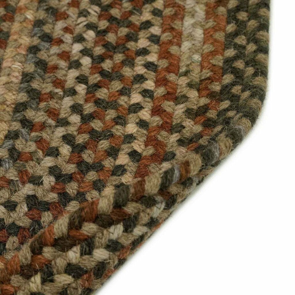 Capel Rugs Manchester Wool Country Casual Braided Area Rug Chestnut ...