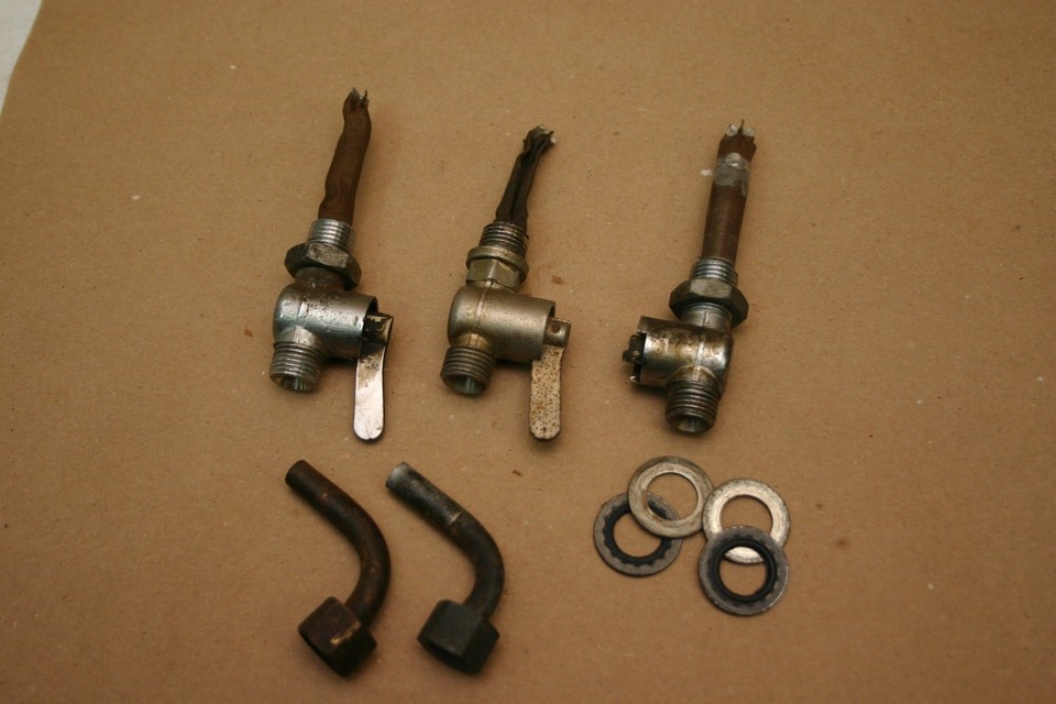 Triumph T120 Fuel valves petcocks fuel pipes | eBay