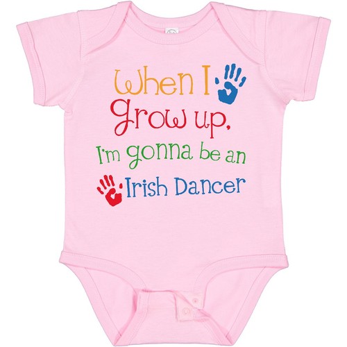 Inktastic Irish Dancer Future Baby Bodysuit Cute Handprints Handprint ...