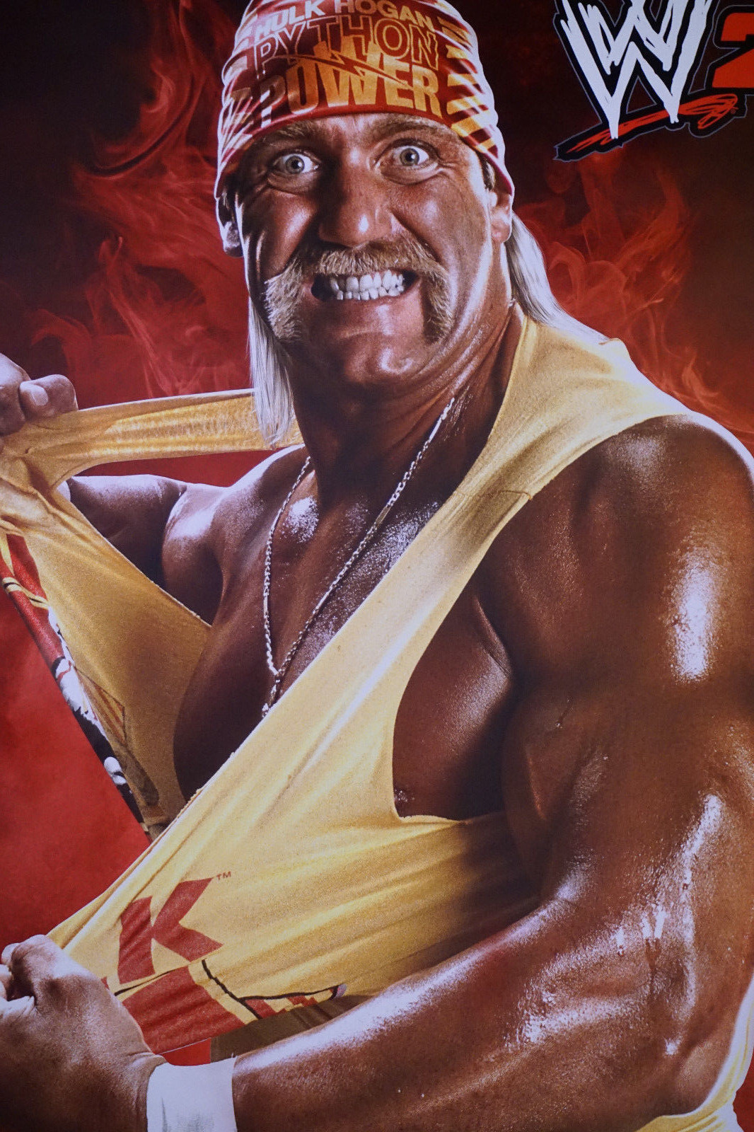 Hulk Hogan Hulkamania Wrestling Python Power 2K14 Picture Poster 24X36 ...