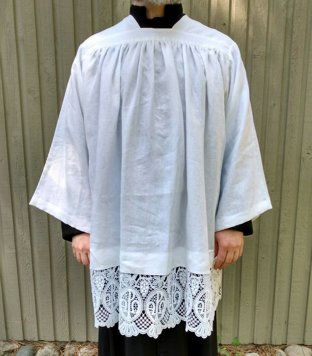 Lace Surplice Catholic Pattern