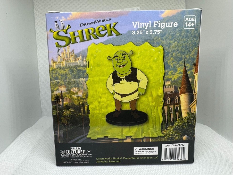 CultureFly DreamWorks Shrek Vinyl Figure 3.25" X 2.75" New In Box | eBay