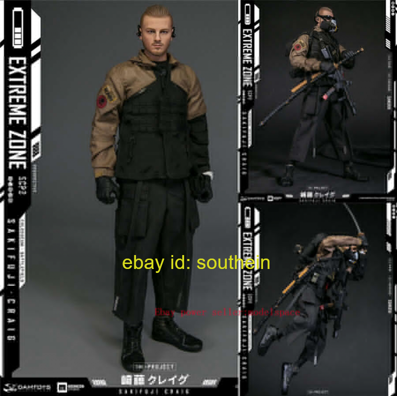 DAMTOYS DAM 1/6 EBS001 Trend Extreme Samurai Sakito Craig Action Figure ...