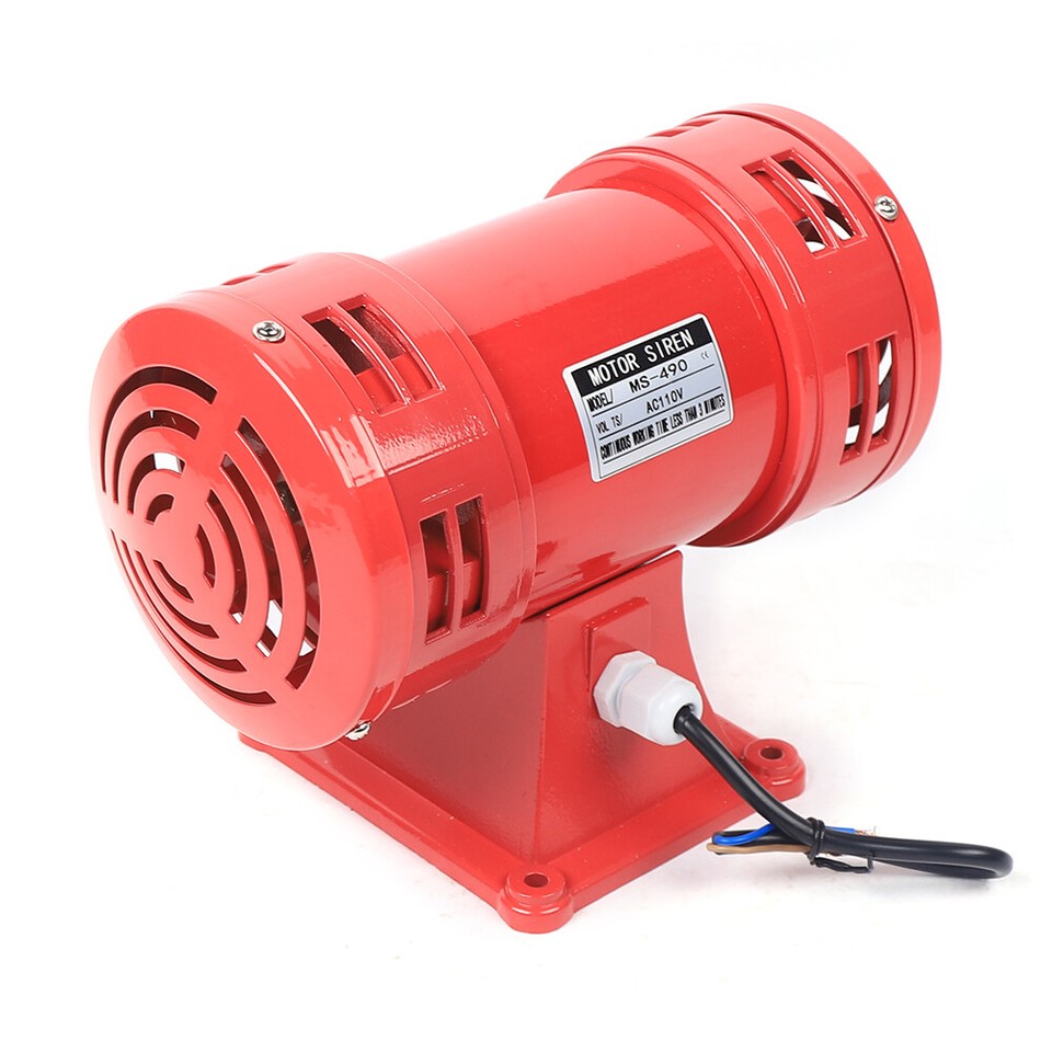 110 VOLT INDUSTRIAL AIR RAID HORN TYPE LOUD 140dB AIR RAID SOUND SIREN ...