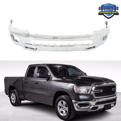 Chrome Steel Front Bumper Face Bar For 2019-2022 2023 RAM 1500 ...