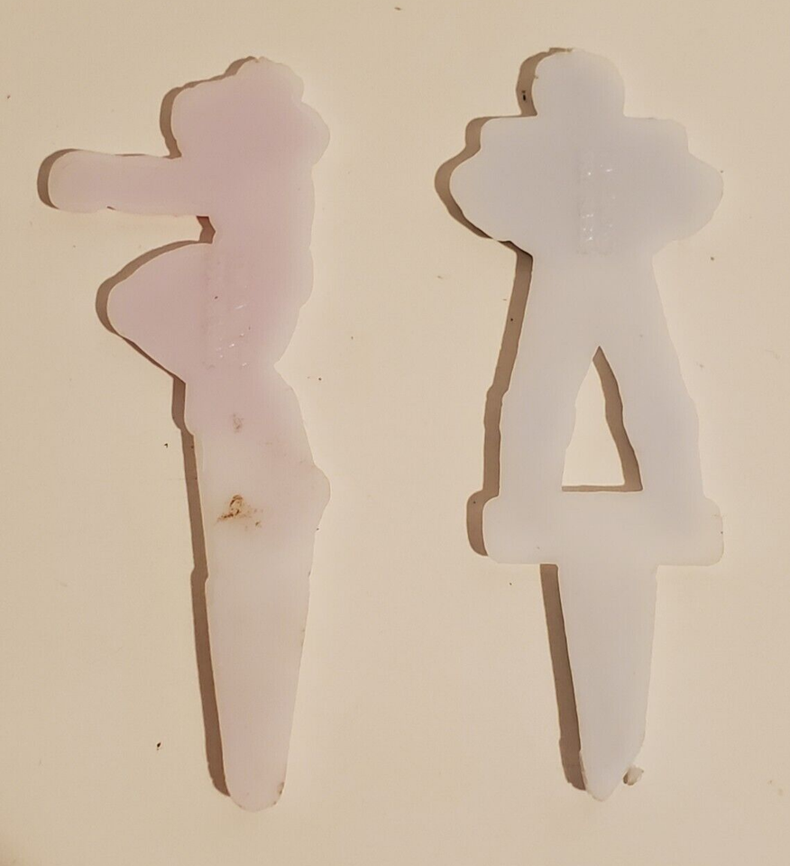 VINTAGE 1994 MMPR MIGHTY MORPHIN POWER RANGERS BIRTHDAY CAKE DECORATION ...