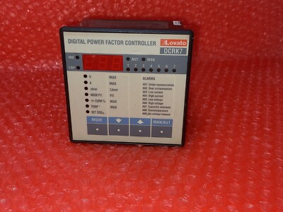 Lovato DCRK7 7 Steps Digital Power Factor Controller | eBay